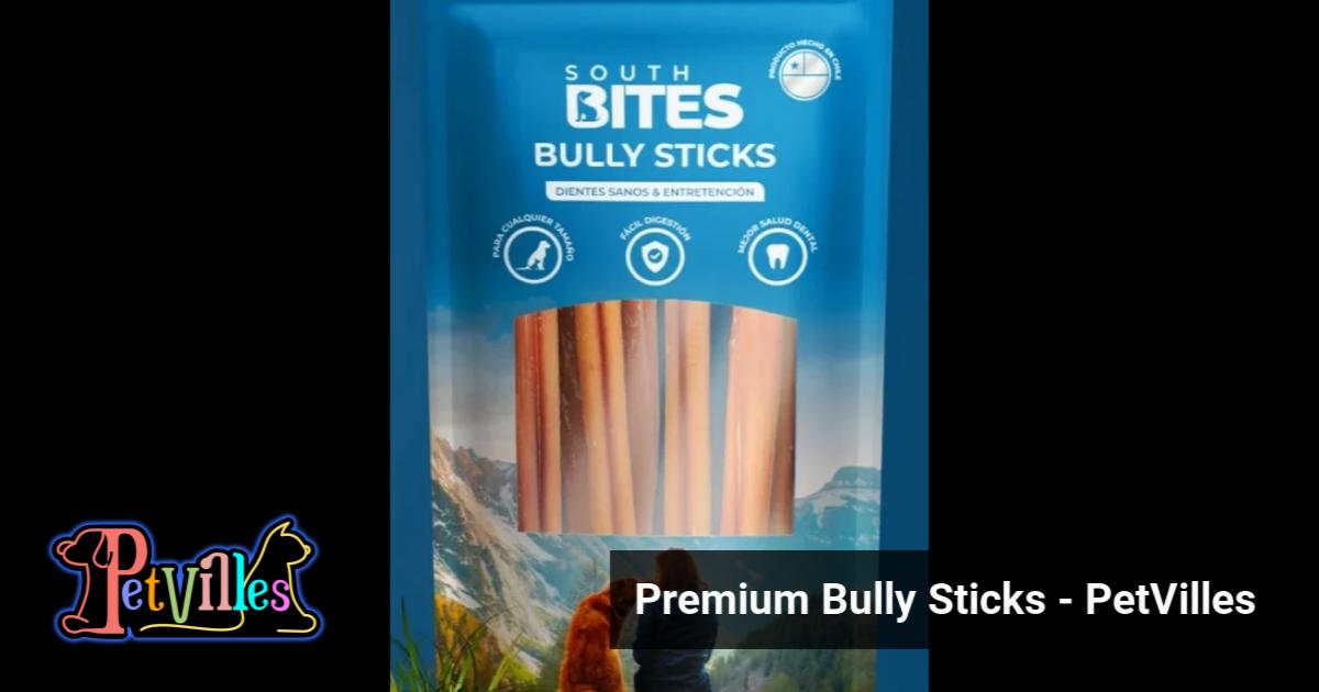 Snack Perro Premium Bully Sticks - PetVilles